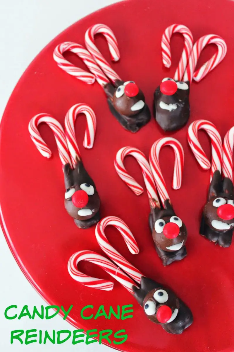 Fun and Easy Candy Cane Reindeer Christmas Recipe