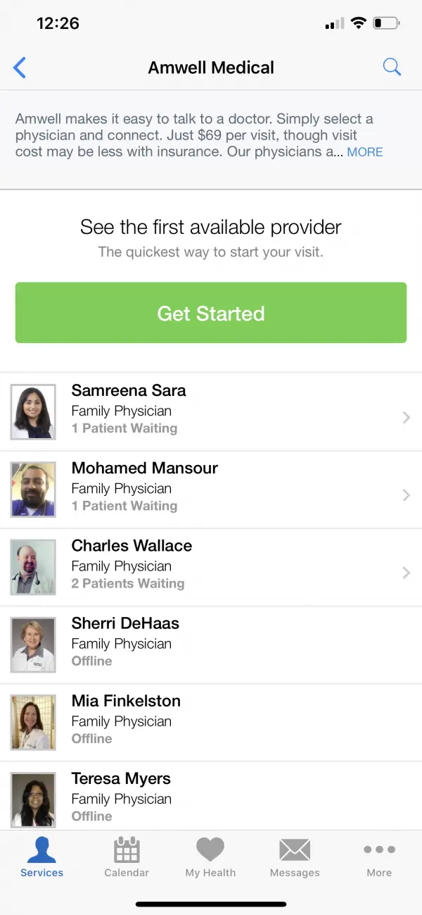 Amwell - Great Healthcare for my Busy Family without Leaving Home