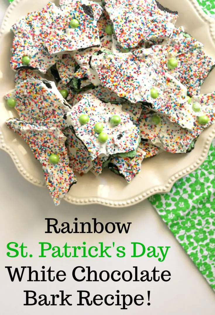 Rainbow Candy Bark Recipe - A Quick and Easy Sweet Treat