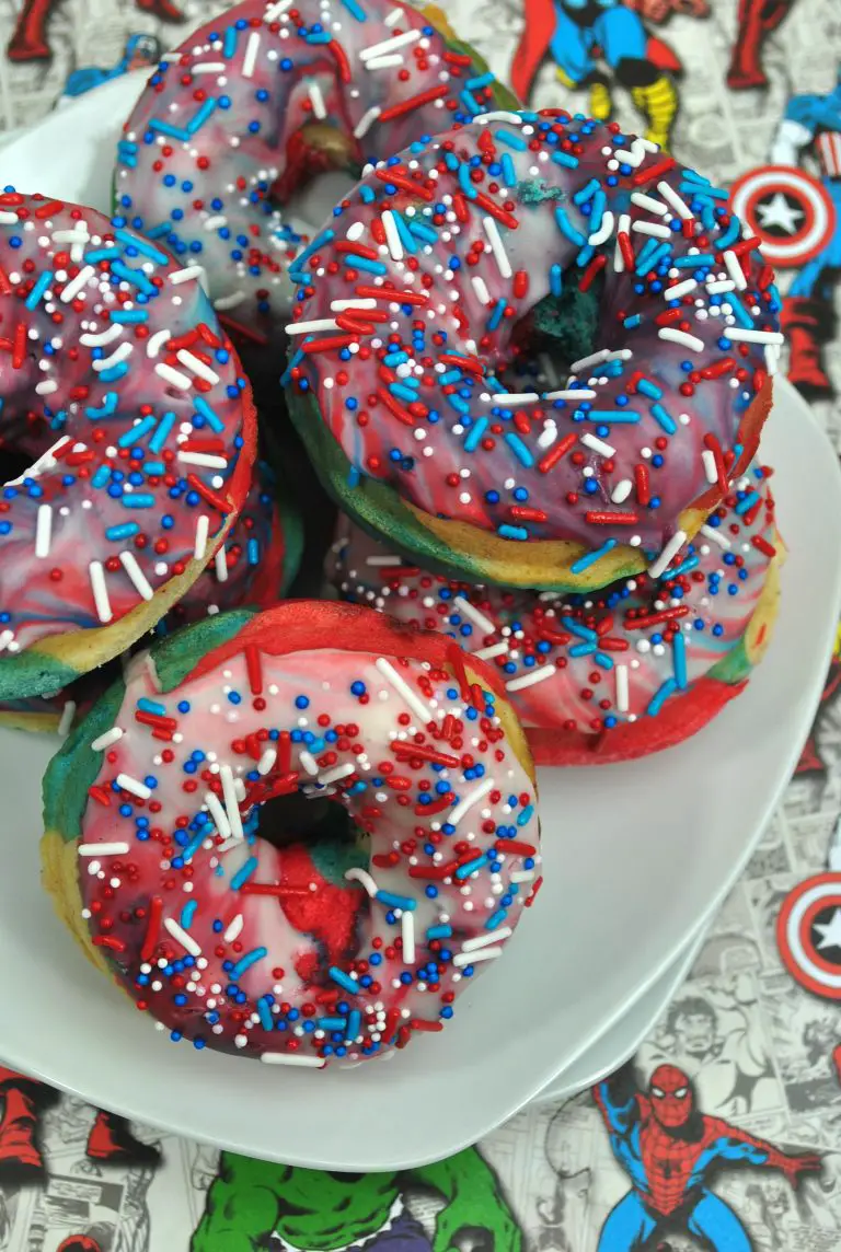Superhero Donuts Recipe [Captain America Themed Donuts]