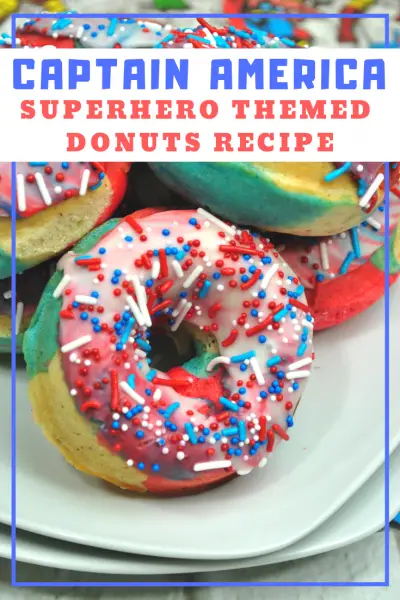 Superhero Donuts Recipe [Captain America Themed Donuts]