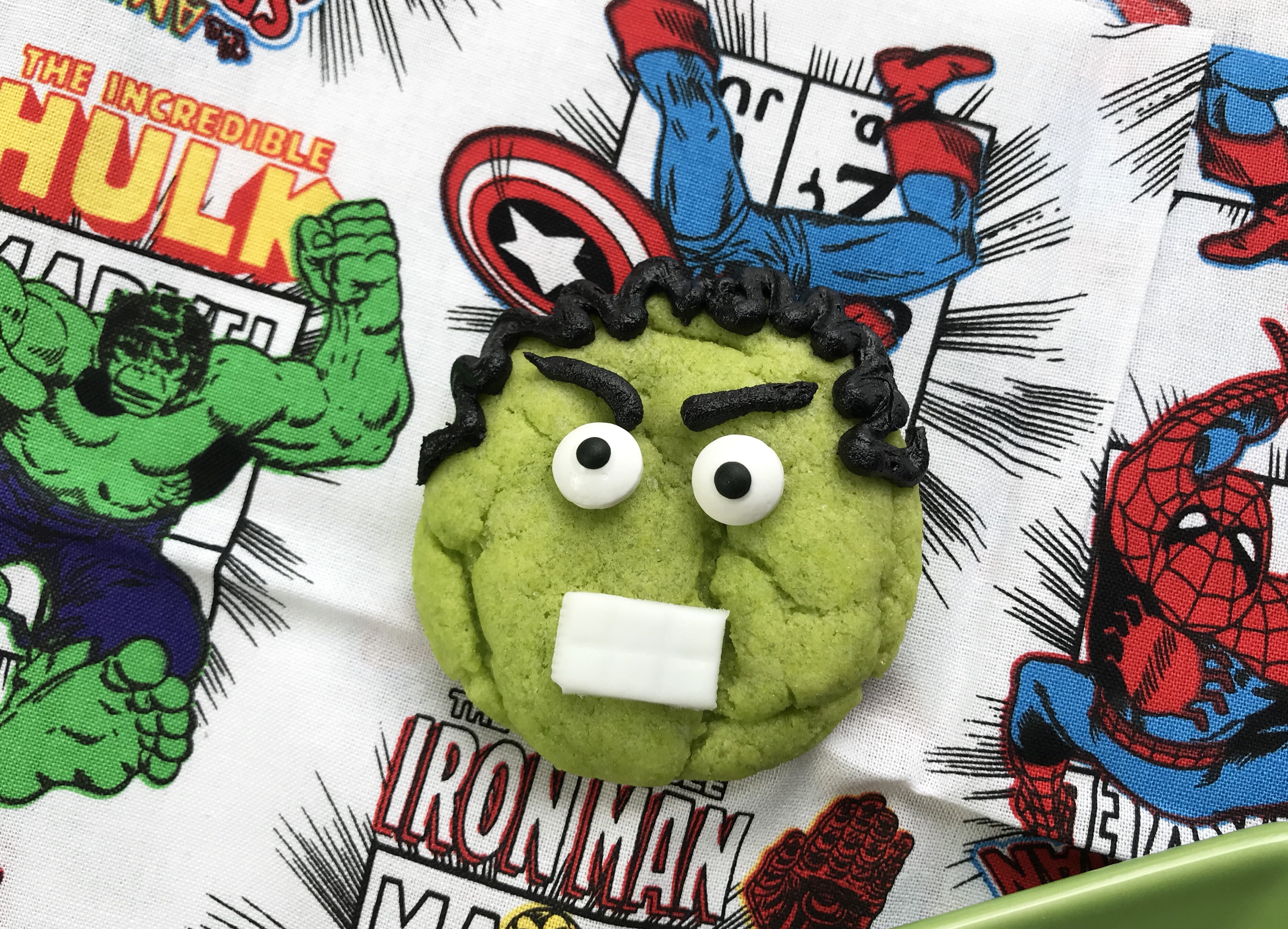 Incredible Hulk Cookies Recipe – SuperHero Themed Cookies | The ...
