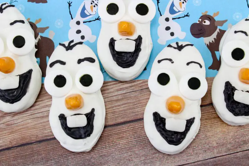 Frozen Themed Nutter Butter Olaf Cookies Recipe