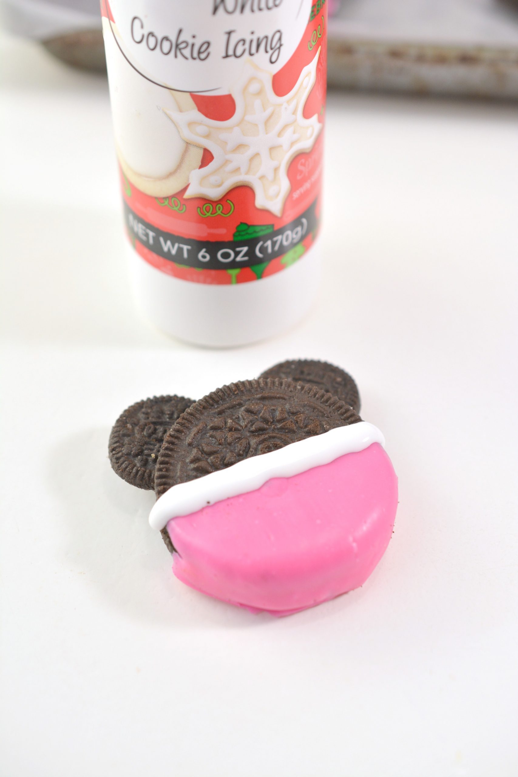 Mickey and Minnie Decorated Oreo Cookie Recipe for Valentine’s Day