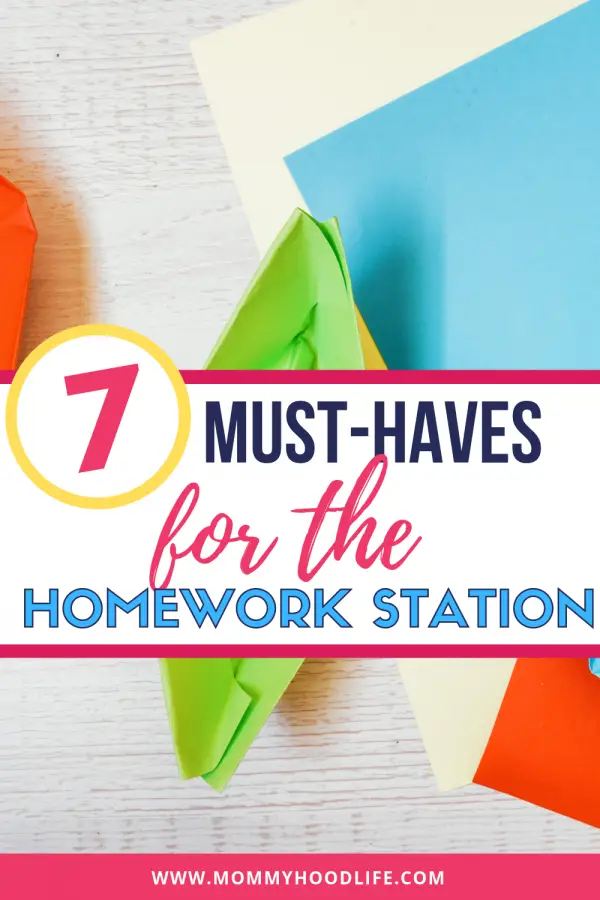 How To Make The Ultimate Homework Station + Printable Homework Chart