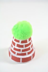 The Grinch Chimney DIY Ornament Idea Christmas Craft