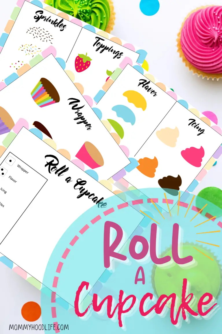 Roll a Cupcake Free Printable Game for Your Next Party