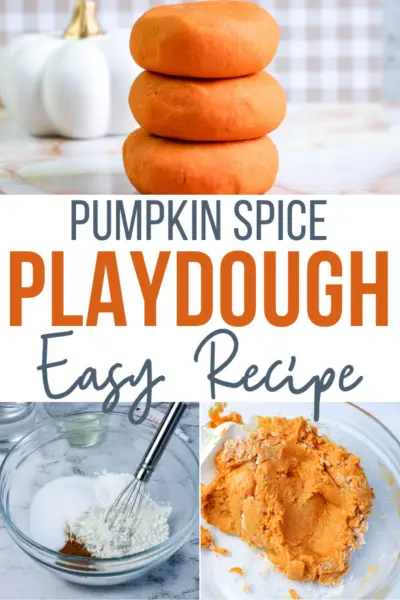 Easy DIY Pumpkin Spice Playdough Recipe for Fall