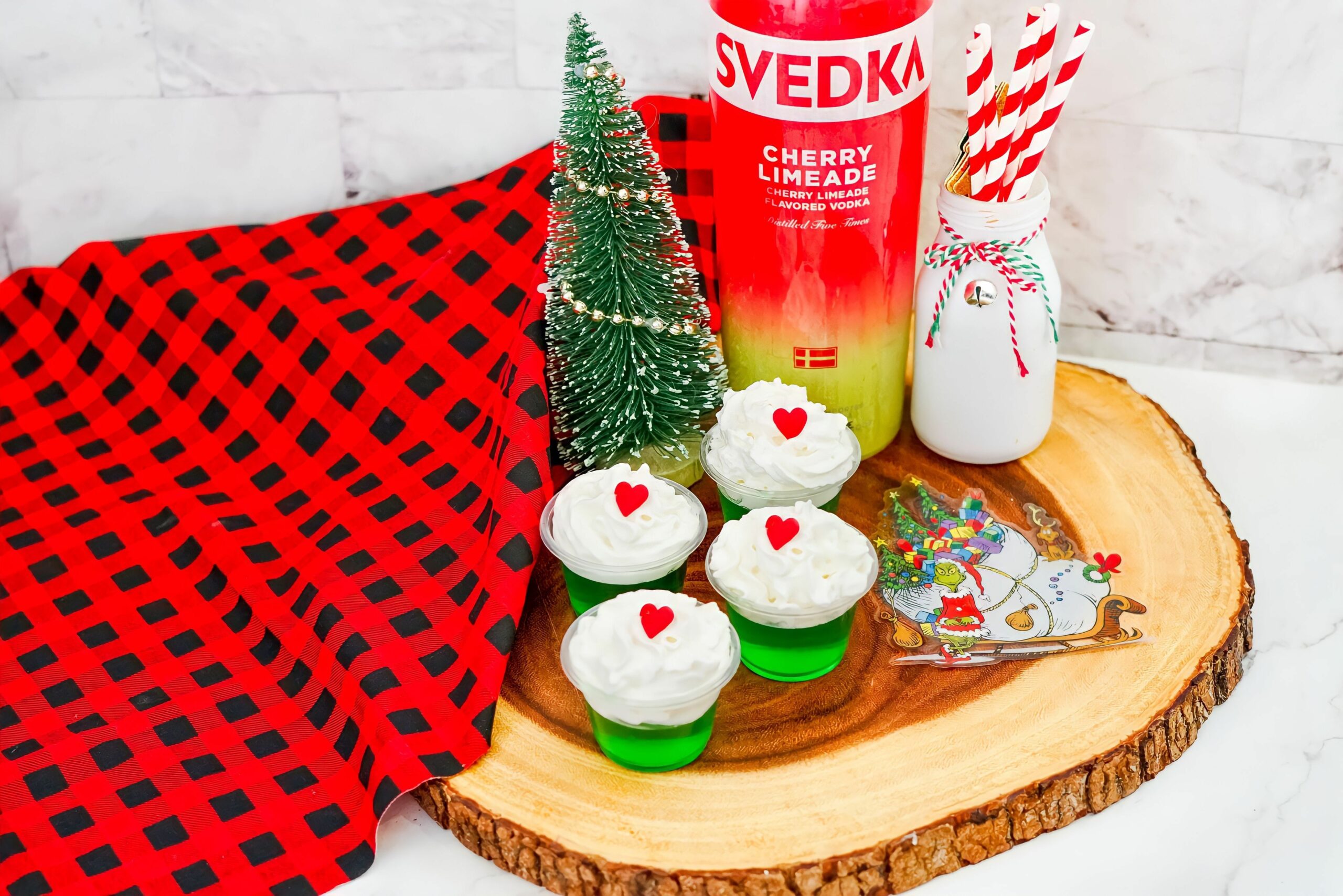 Grinch Jello Shots - The Mommyhood Life