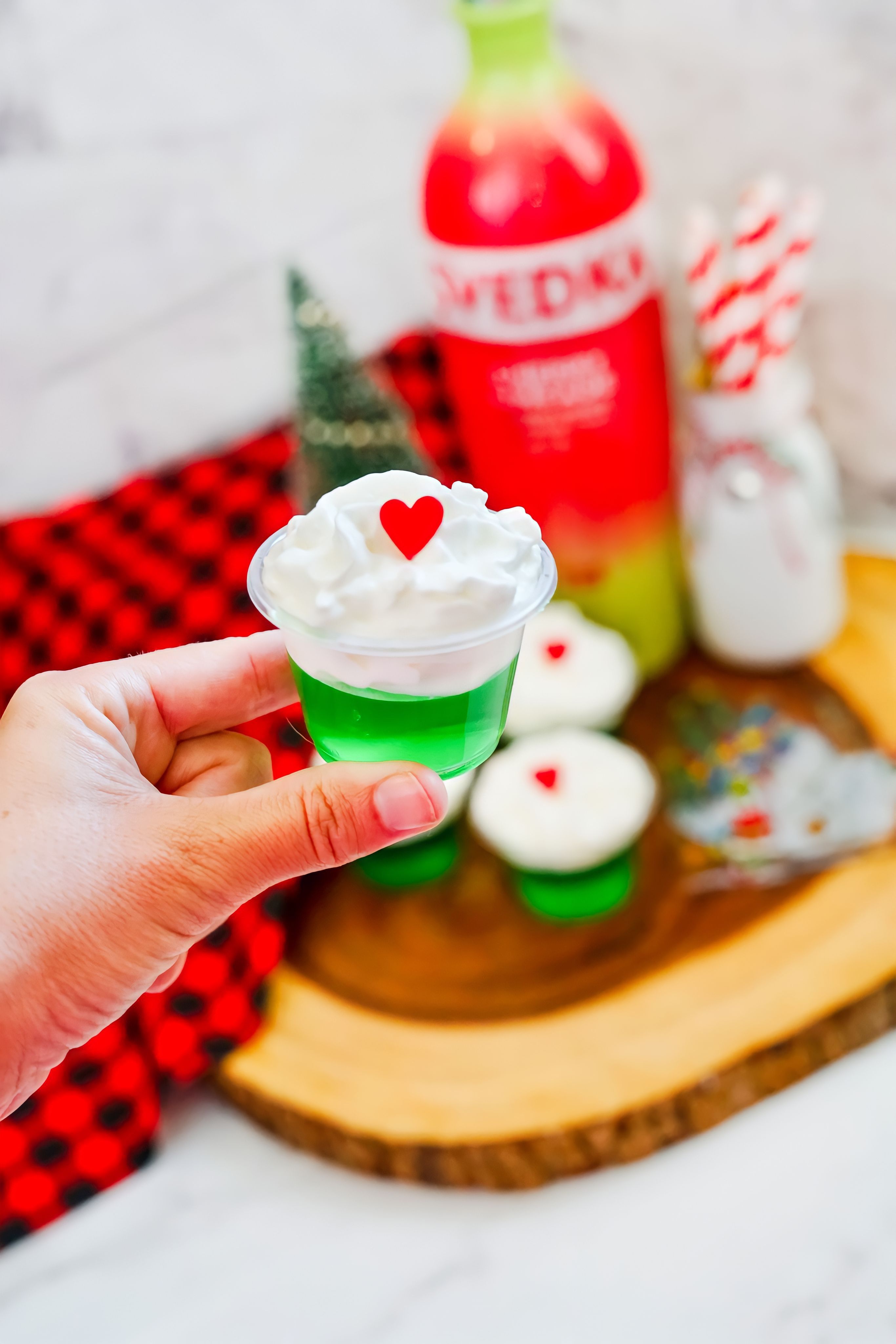 Grinch Jello Shots - The Mommyhood Life